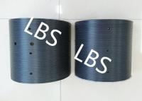 China Fully Machined Bolted Connection Wire Rope Sheaves Black Polymer Material for sale