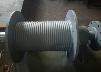 China SS355 Material Grooved Winch Drum Wire Rope Hoist Drum Design Customized for sale
