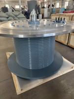 China Carbon Steel Hydraulic Winch Hoist Drum With Shaft for sale