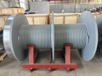China Grooved Drum For Tower Crane Hoist Winches or For Crane Lifting for sale
