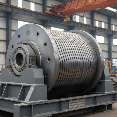 China Applicable Mine Hoisting Winch Drum Custom Designed Winch Drum Suitable for Various Mining and Industrial Hoisting Needs for sale