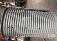 China Left-Handed 80° Split Lebus Groove Rope Drum Sleeve LBS Sleeve for 26mm Wire Rope for sale