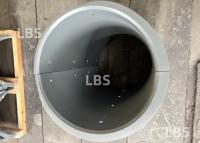 China Left-Handed 80° Split Lebus Groove Rope Drum Sleeve LBS Sleeve for 26mm Wire Rope for sale