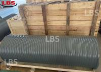 China Q355B Steel LBS Grooved Drum Left- or Right-Handed 80° Epoxy Primer Coated Offshore Main Winch Drum for sale
