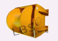 China Engineering 10Ton Hydraulic Crane Winch Single Rope Tension for sale