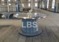China Spiral Rope Groove LBS Grooved Drum Q355D Steel Flange Mounted For Tower Crane for sale