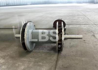 China Single Drum Body Assembly Steel Double Through Shaft Heads For Lifting Winch Equipment for sale