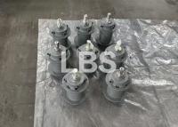China Q235B Steel Drum Flange Mounted Right-hand Spiral Rope Groove Supporting For Small Lifting Winch for sale