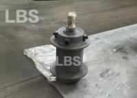China Q235B Steel Drum Flange Mounted Right-hand Spiral Rope Groove Supporting For Small Lifting Winch for sale