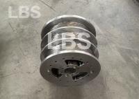 China Q355B Steel Triple-section Drum Right-hand 50° Rope Groove Multi-hole Matched For Multi-rope Synchronous Lifting Winch for sale