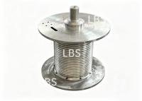 China LBS Double-Folded Groove Winch Drum Left-Hand 60° For 8.3mm Steel Wire Rope for sale