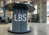 China Double Fold Lebus Groove Winch Drum Q355D Left-Hand 60° for sale