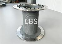 China Precision Groove Layout Heavy‑Duty Winch Drum Left‑Hand Lebus Wire Rope Drum for sale