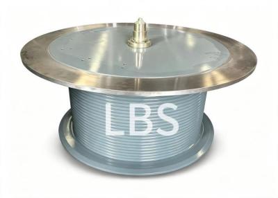 China RIGHT-HAND 40° Carbon Steel Lebus Grooved Drum For Heavy Duty Lifting for sale