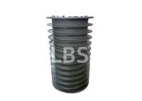 China 12‑Unit Right‑Hand Lebus Double‑Folded Rope Groove Winch Drum Q355B for sale