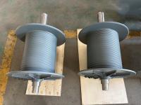 China Stress‑Relieved Welded Luffing Drum Assembly With Lebus Groove High‑Strength Q355B For 12mm Wire Rope for sale