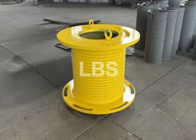 China Sandblasted Drum Traffic Yellow Right‑hand 55° For Hoisting Machinery for sale