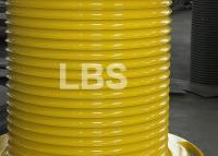 China Sandblasted Drum Traffic Yellow Right‑hand 55° For Hoisting Machinery for sale