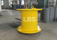 China Sandblasted Drum Traffic Yellow Right‑hand 55° For Hoisting Machinery for sale
