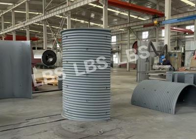 China Left-hand 60° Drum Sleeve Q355D Lebus Grooving For Winch for sale