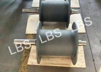 China For 12mm Wire Rope Lebus Drum 60° Left Hand Stress Relieved Deburred Primer Coated for sale