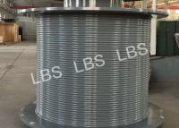China LBS Lebus Drum Φ18 Wire Rope 5 Layers 45° Right Hand Groove for sale