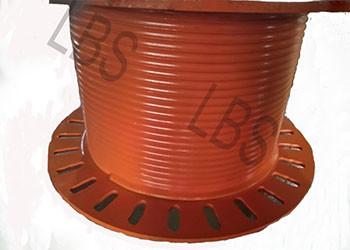 China Stainless Steel LBS Grooved Drum Left / Right Rotation Direction for sale