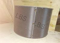 China 350mm Diameter LBS Grooved Drum Sleeves And LBS Shells Size Customized for sale