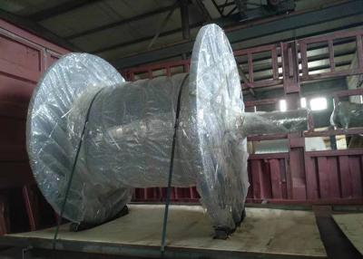 China Customized Hydraulic Winch Hoist Drum With Shaft 12mm Rope Diameter for sale
