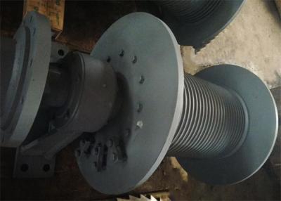 China Winch Parts Lbs Grooved Drum For Multilayer Wire Rope Winding for sale