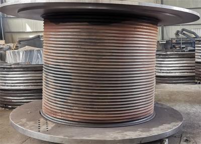 China Diameter 2000mm Winch Lbs Grooved Drum For Oilfield Equipment for sale