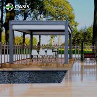 China 6x6x2.8m Outdoor Aluminium Louvered Pergola 6063T5 for Real Estate Projects for sale