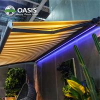 China Full Cassette Retractable Awning with 0-100° Adjustable Angle and Custom Sizes - Manual/Electric Operation for sale