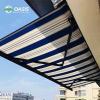 China UV Protection Folding Arm Retractable Sunshade Awning 2.5x1.5m with Aluminium Frame and 0-100° Adjustment for sale