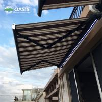 China Water Resistant Electric Retractable Awning with 0-100° Adjustable Angle and Custom Sizes for Outdoor Shading for sale