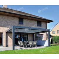 China Motorized Aluminum Louvered Pergola 4000x5000mm 6063T5 Alloy Outdoor for sale