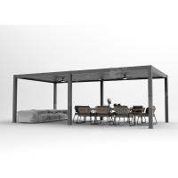 China Motorized Aluminum Louvered Pergola 4000x3000mm Waterproof Outdoor Electric Pergola for Mansions for sale