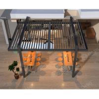 China Custom Electric Aluminum Louvered Roof Pergola Kit 4000x5000mm for Garden Gazebo for sale