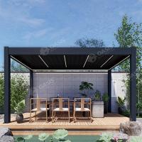 China Heavy Duty Aluminum Louvered Pergola with 180×43mm Blades & Remote Control - 10 Year Warranty for sale