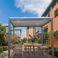 China Motorized Aluminum Louvered Pergola 4000x5000mm Custom Sizes Powder Coated for sale