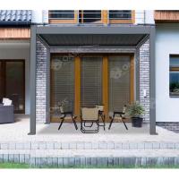 China Motorized Aluminum Louvered Pergola 4x8m with 0-100° Adjustable Blades and 10-Year Warranty for sale