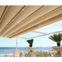 China 3x4 3x2 Remote Control Aluminum Pergola with Retractable Canopy - 100mm Posts, Class 6 Wind Resistance for sale