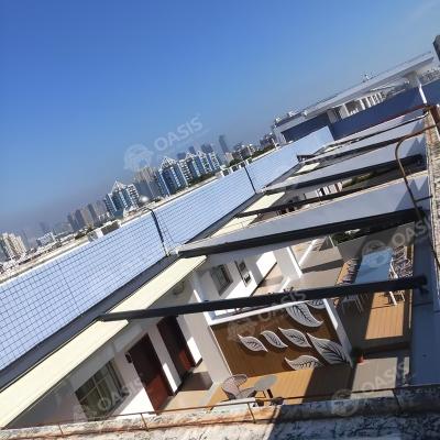 China Waterproof Outdoor Retractable Pergola with Automatic Roof - 100mm Aluminum Posts, Class 6 Wind Resistance for sale