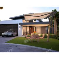 China 6063 Aluminum Frame Retractable Awning with 0-100° Adjustment and Remote Control for UV Protection for sale