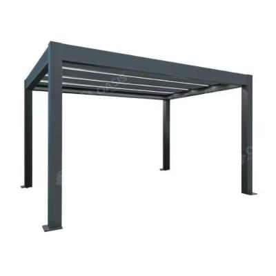 China Aluminum Louvered Pergola 3x3m Motorized Adjustable Roof Outdoor Gazebo for Mansions for sale