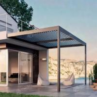 China Aluminum Automatic Louvered Pergola 4000x3000mm Motorized Patio Roof for sale