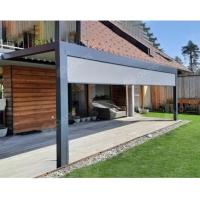 China 3x4m Aluminum Louvered Pergola with 10-Year Warranty - 150x150mm Posts & 0-100° Adjustable Blades for sale