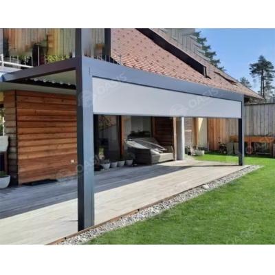 China 3x4m Aluminum Louvered Pergola with 10-Year Warranty - 150x150mm Posts & 0-100° Adjustable Blades for sale