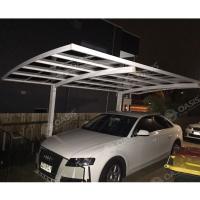 China Oasis Carport Model S07 Aluminium Polycarbonate Shelter 5.5m Length 35cm Snow Load for sale