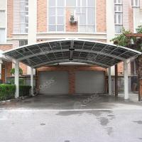 China Oasis S07 Aluminum Frame Carport 5.5m-6.0m with PC Polycarbonate Roof - 35cm Snow Load & 23m/s Wind Resistance for sale